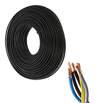 TechKing Copper 1.0MM(32/.20MM) 5 Core Wire for Home or Domestic ...