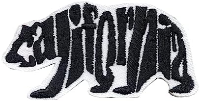 Amazon.com: California Bear Patch Animal State Iron On Embroidered
