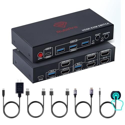 7 Best KVM Switch For 2 Computers | No More Desk Clutter