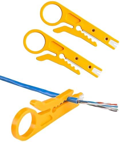 Amazon.com: Mini Wire Stripper 3 Pack Network Wire Stripper Punch Down ...