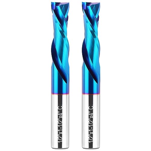 Snapklik.com : EANOSIC 2PCS Spiral Router Bits Up Down Compression Bit ...