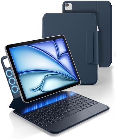 Amazon.com: Dexnor Keyboard Case for iPad Air 11 inch (M3 2025/M2 2024 ...