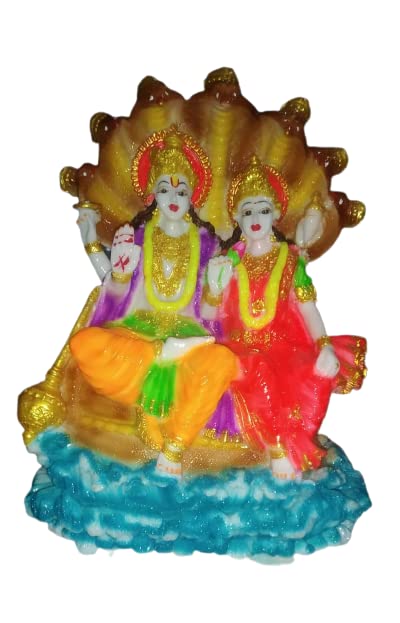 Buy SONU MURTI Kala MANDIR Vishnu Laxmi Murti Marble Idol for Pooja ...
