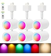geenaes RGB Track Lighting Heads,Color Changing Track Light Heads with ...
