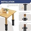 Amazon.com: Famiron 4 Pcs Table Leg Extenders for Folding Tables, 4 ...