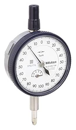 Mitutoyo 2109S-10 Dial Indicator, M2.5X0.45 Thread, 8mm Stem: Buy ...
