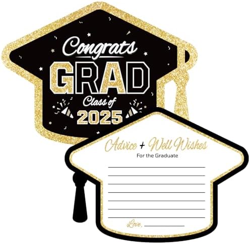Amazon.com : Vuzvuv 60 Graduation Advice Cards for Graduates, Class of ...