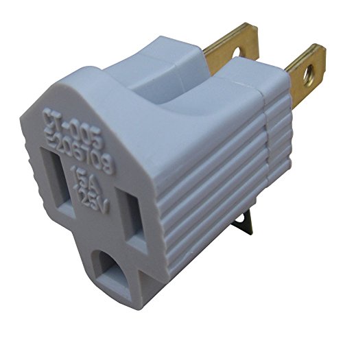 Amazon.com: Single to Single Gray 2-Wire to 3-Wire Adapter : Electronics