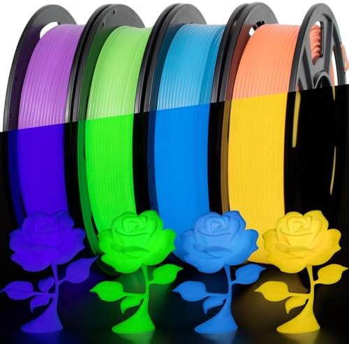 Amazon.com: iSANMATE 3D Printer Filament Bundle, Glow in The Dark ...