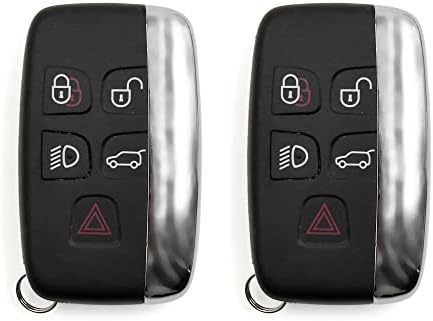 Amazon.com: X AUTOHAUX 2pcs 5 Buttons Car Key Fob Keyless Entry Remote ...