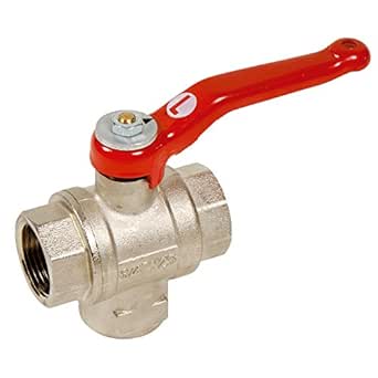 Syveco 534005 Series 534 Brass Ball Valve PN25 3 Way Series 3 Position ...
