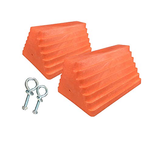 Truck RV Camper Leveling Blocks Wheel Tire Plastic Chocks Premium Heavy ...