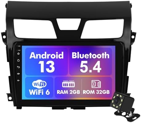 Amazon.com: Android 13 Car Radio for 2+32G Nissan Altima 2013-2015 10.1 ...