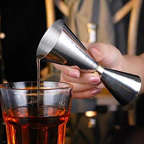 Stainless Steel Measuring Cup, PTNew Built-in Scale for Cocktails ...