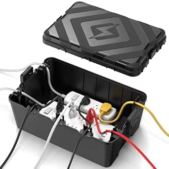 Gotsblock Large Outdoor Electrical Box (12.6x8.5x5 Inch), IP54 ...