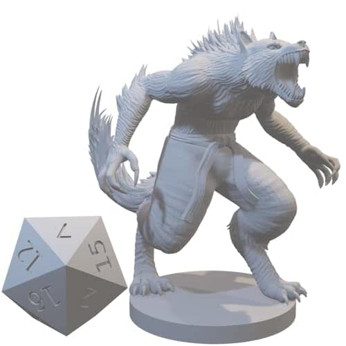 Amazon.com: Monk Miniatures for DND Pathfinder RPG Unpainted Resin 28mm ...