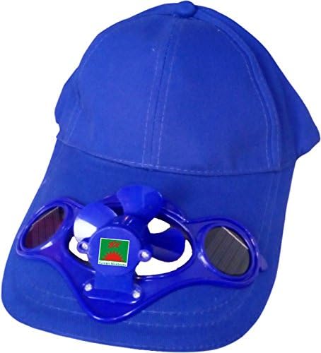 Green Horizons Solar Cap with Fan (Blue) : Amazon.in: Garden & Outdoors