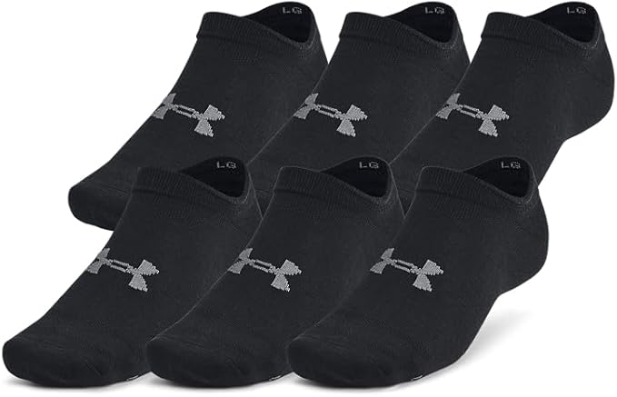 Under Armour Lot de 6 paires de chaussettes unisexes Essential No Show ...
