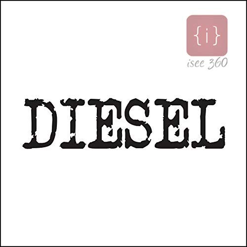 isee360 Addict Diesel Sticker for Car Fuel Lid Vinyl Die Cut Black ...