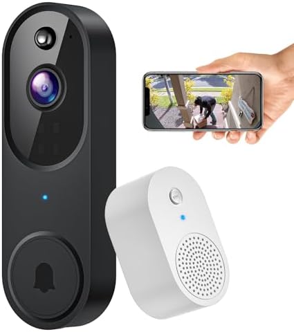 Amazon.com : Aiwit 1080p Video Doorbell Camera, Wireless Indoor/Outdoor ...