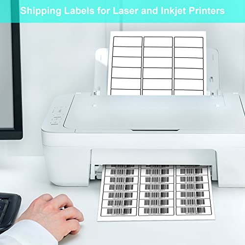 Snapklik.com : LabelMore 30 Up Labels 1 X 2-5/8 Shipping Address Labels ...