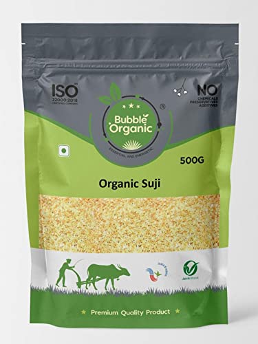 Bubble Organic Suji 500 Gram/Chemical Free & Pesticides Free : Amazon ...