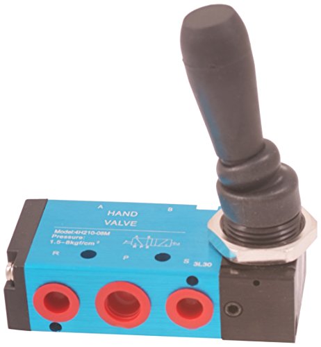 HHIP 8401-0260 5-Way Hand Operated Lever Valve with 1/4" NPT Inlet ...