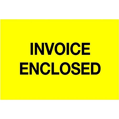 3" x 5" Invoice Enclosed Labels (500 per Roll) : Amazon.in: Industrial ...