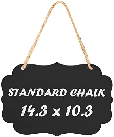 Amazon.com : Wooden Double Sided Hanging Chalkboard Signs,Memo Message ...