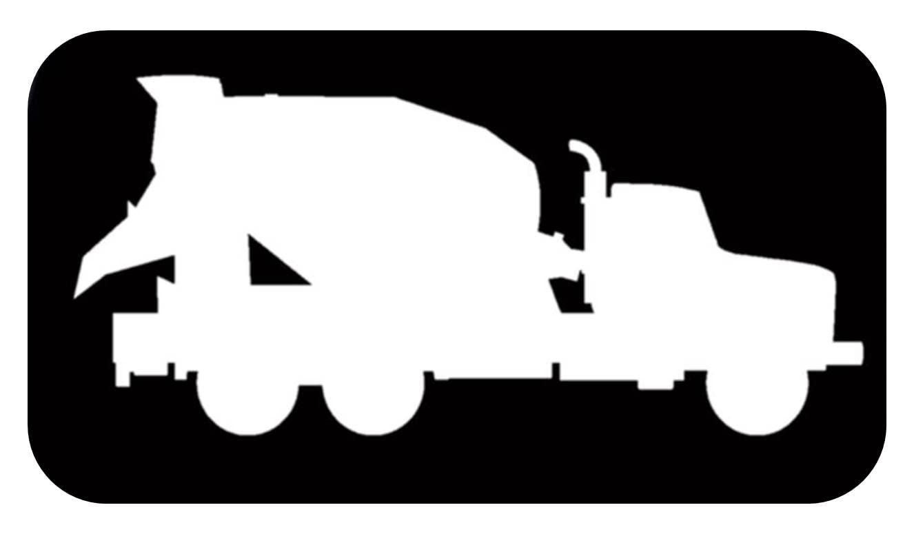 Amazon.com: Concrete Truck Sticker 8" Decal tp 1216 driver finisher ...