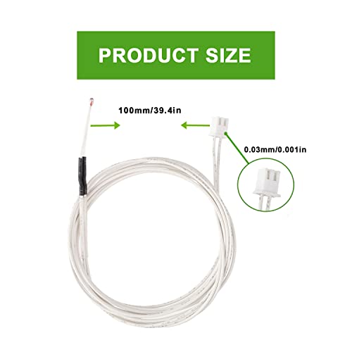 NTC 3950 100K ohm Thermistors Temp Sensor 1m /39.4inches for Reprap ...