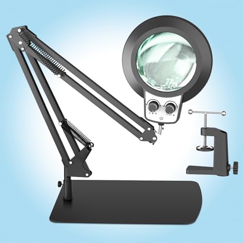 Amazon.com: 10X Magnifying Glass with Light Hands Free, 2025 New ...