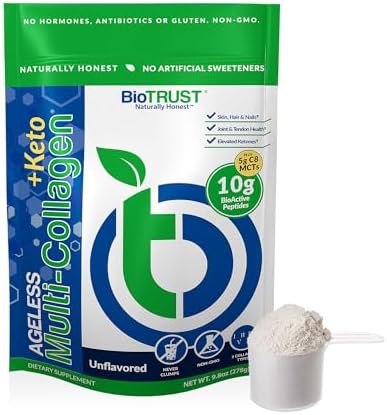 Amazon.com: BioTrust Multi Collagen Protein Powder + Keto MCT Oil – 5 ...