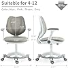 Amazon.com: HOMEFUN Kids Desk Chair, Computer Chairs with Armrest and ...