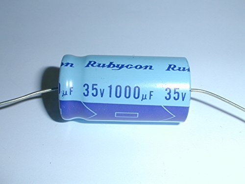 Electrolytic Capacitor 1000uf 35V, Axial Lead, 85Deg C, 16 x 31mm Size ...