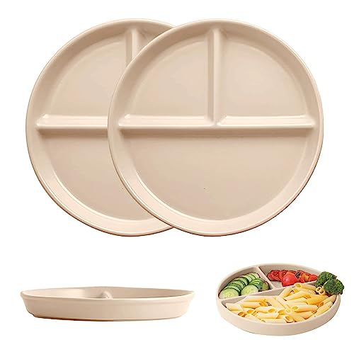 Plato con divisiones para dieta: optimiza tus comidas - UDOE