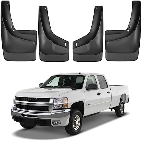 Amazon.com: CHEDA Front & Rear Splash Guards Mud Flaps Compatible with ...