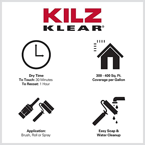 KILZ Klear Primer, Interior/Exterior, Clear, 1 Gallon Best Deals and ...