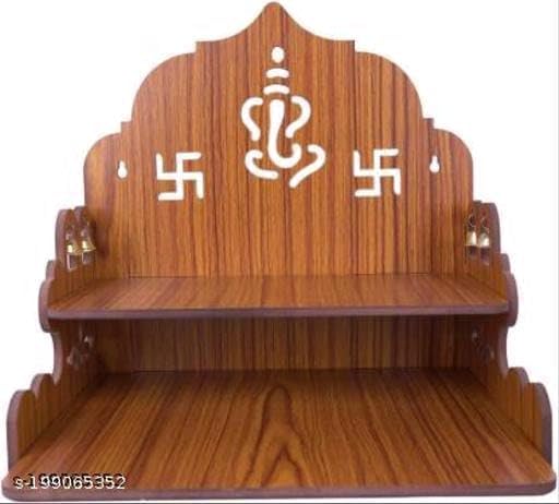 Wooden Wall Mounted Temple for Home Shop Office Use : Amazon.in: Home ...