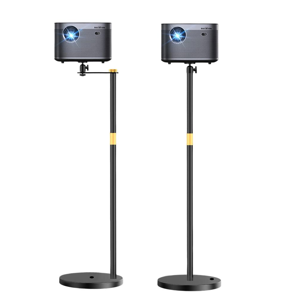 Projector Stand, 360° Swivel, Sofa Against Wall Hidden Stand, Height ...