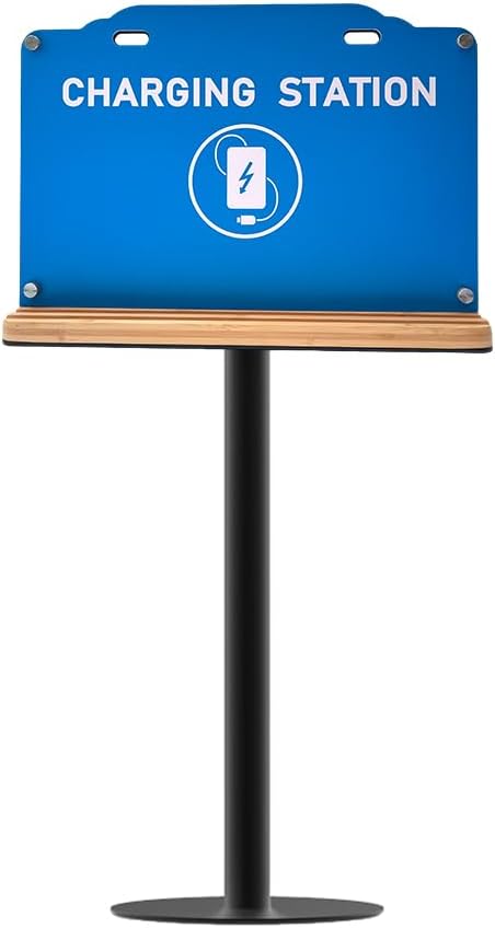 Steady Floor Stand Public Cell Phone Charging Station with 8 Ports High ...