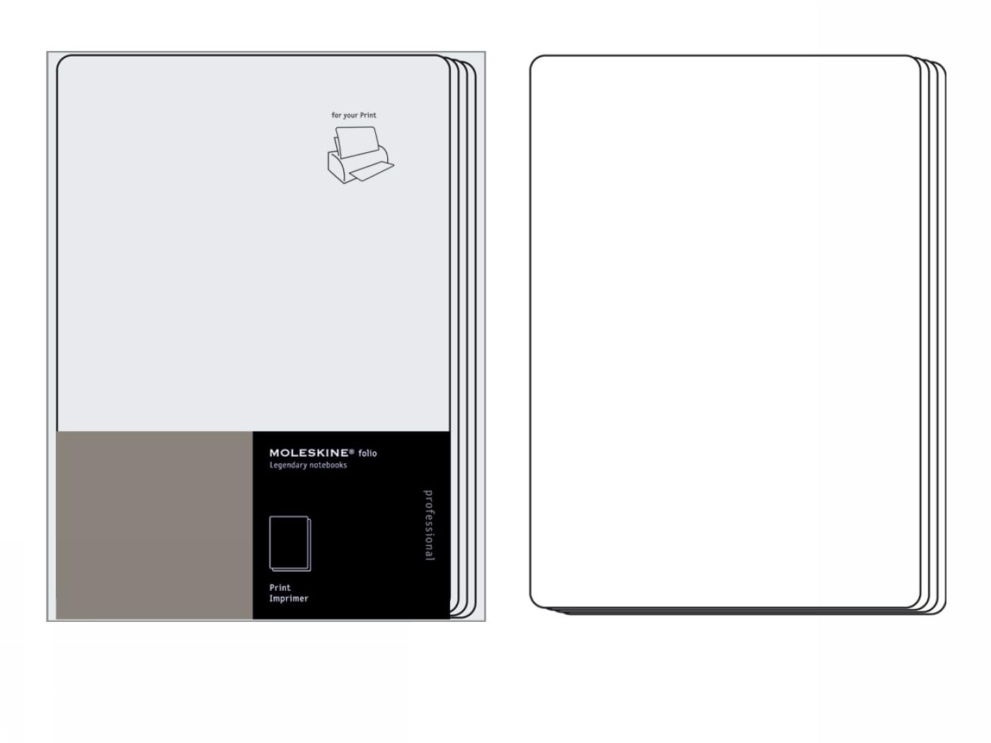 Amazon.in: Buy Folio Moleskine Printable Paper: Pack of 50 Sheets of ...