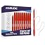 Eziglide 50-Pack Ballpoint Pen Set, Pink – Medium Nib (1.0mm) for ...