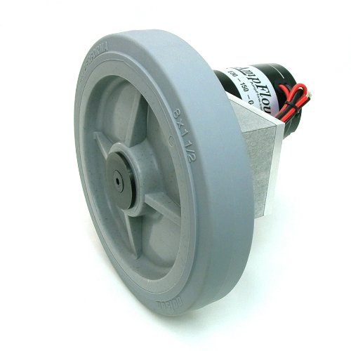 AmpFlow F30-400-G-8W 8-Inch Wheel Motor, 12V, 24V, or 36V DC, 570 RPM ...