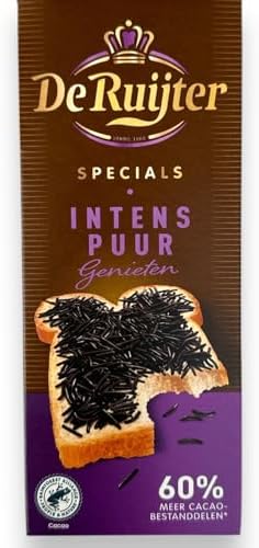 De Ruijter Specials Hagelslag Intens Dark Chocolate Sprinkles 200 g I ...