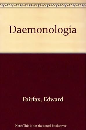 Daemonologia: Edward Fairfax: 9780584109207: Amazon.com: Books