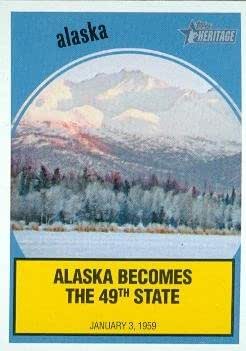 Alaska trading card (Becomes the 49th state in 1959) 2008 Topps ...