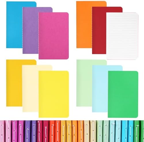 Amazon.com : HEYPLACE 16PCS Mini Notebooks, Lined Pocket Notepads 3.5 x ...