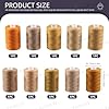 Swpeet 10Pcs 1000 Yards Brown Colors All Purpose Threads with Sewing ...