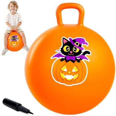 Amazon.com: ZOOJOY Hopper Ball for Kids Aged 3-8, 18In Bouncy Balls ...